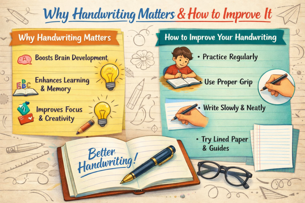Why handwriting matters & How to improve it – Upto Class 5 Blog