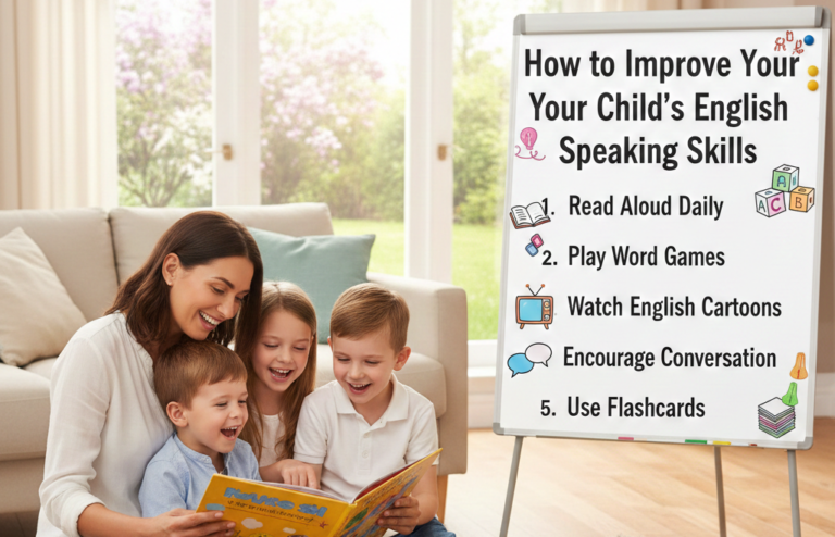 How to Improve Your Child’s English Speaking Skills ? – Upto Class 5 Blog