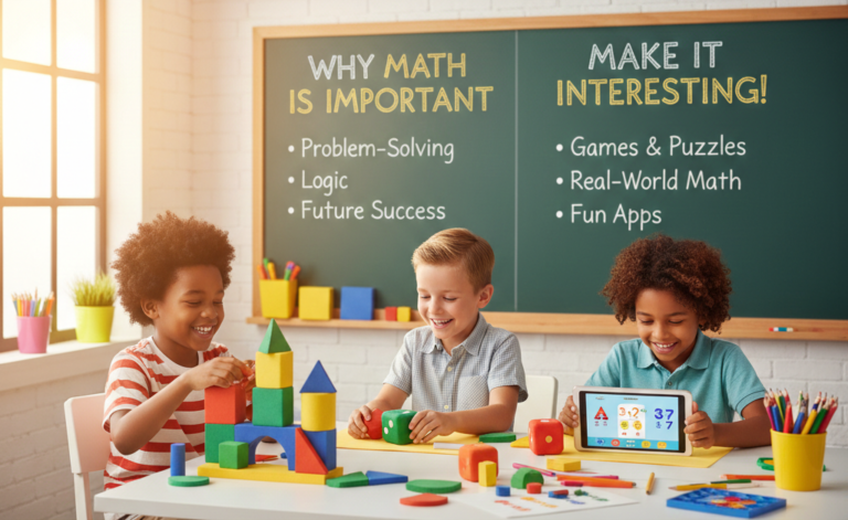 Why Math is Important for Kids & How to Make It Interesting – Upto ...